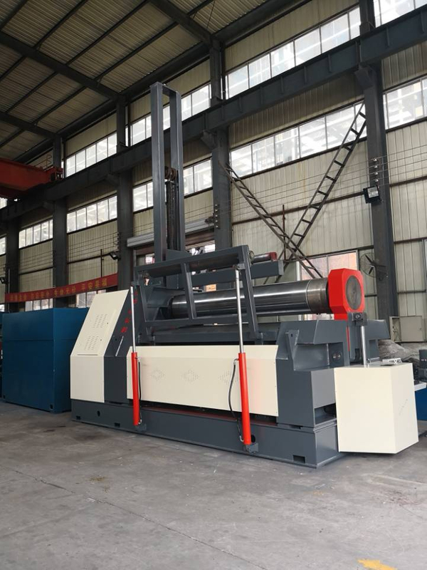 Auto CNC Hydraulic W12 4 Roller Flat Plate Rolling Machine from China ...